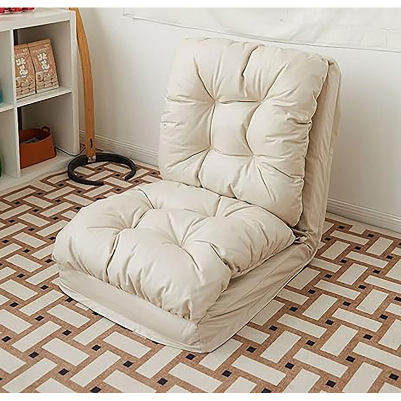 Orren Ellis Floor Chair Covertible Flip Chair Floor Lounge Chair One Seater Sofa Lazy Sofa Bed Adjustable Recliner Chair With 5 Positions For Living Room Wayfair